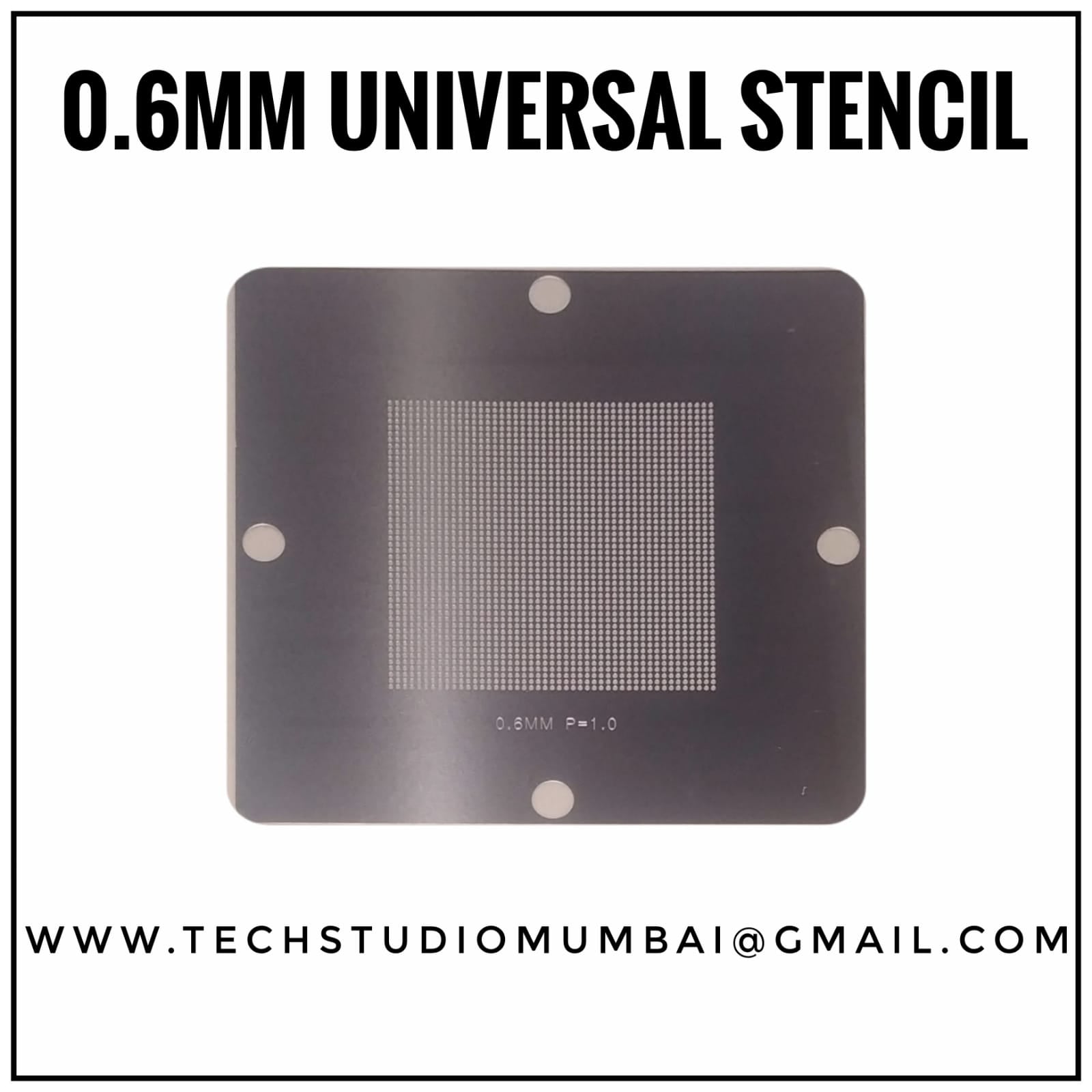 90*90mm BGA Universal Stencil Size 0.60mm – Tech Studio