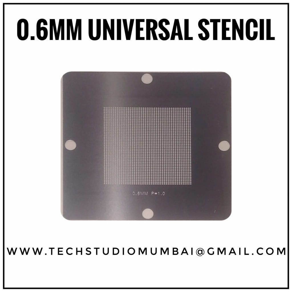 90*90mm BGA Universal Stencil Size 0.60mm – Tech Studio
