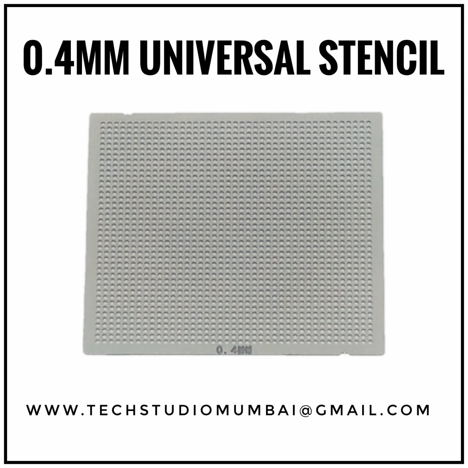 Direct Heat 0.40mm Universal Stencil – Tech Studio
