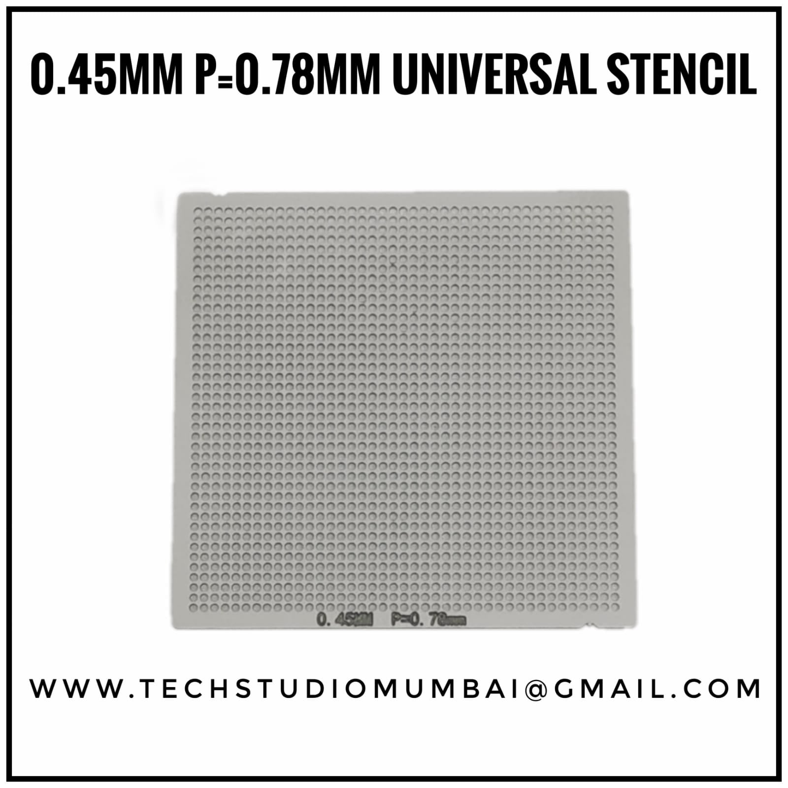 Direct Heat 0.45mm Universal Stencil – Tech Studio