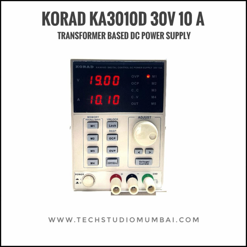 Korad KA 3010D 30V-10A Transformer Based DC Power Supply – Tech Studio